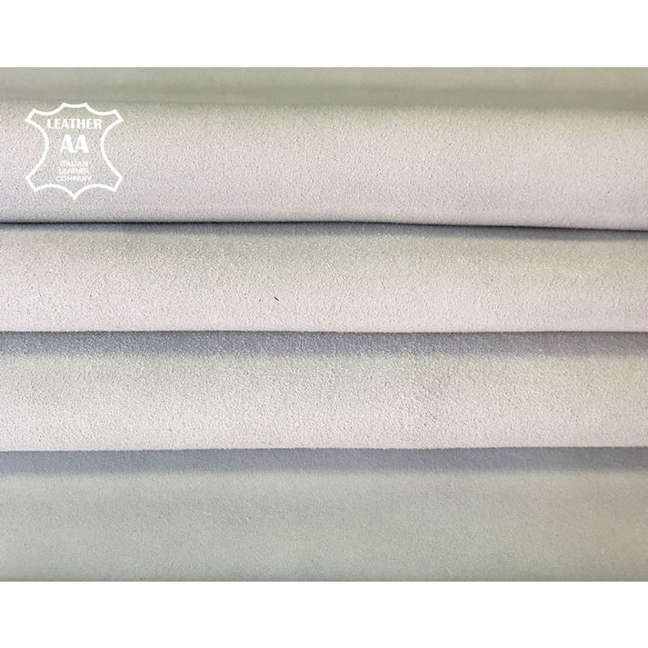 Thick Light Gray Suede Lambskin 1.2mm/3oz / SMOKE 825 – LeatherAA